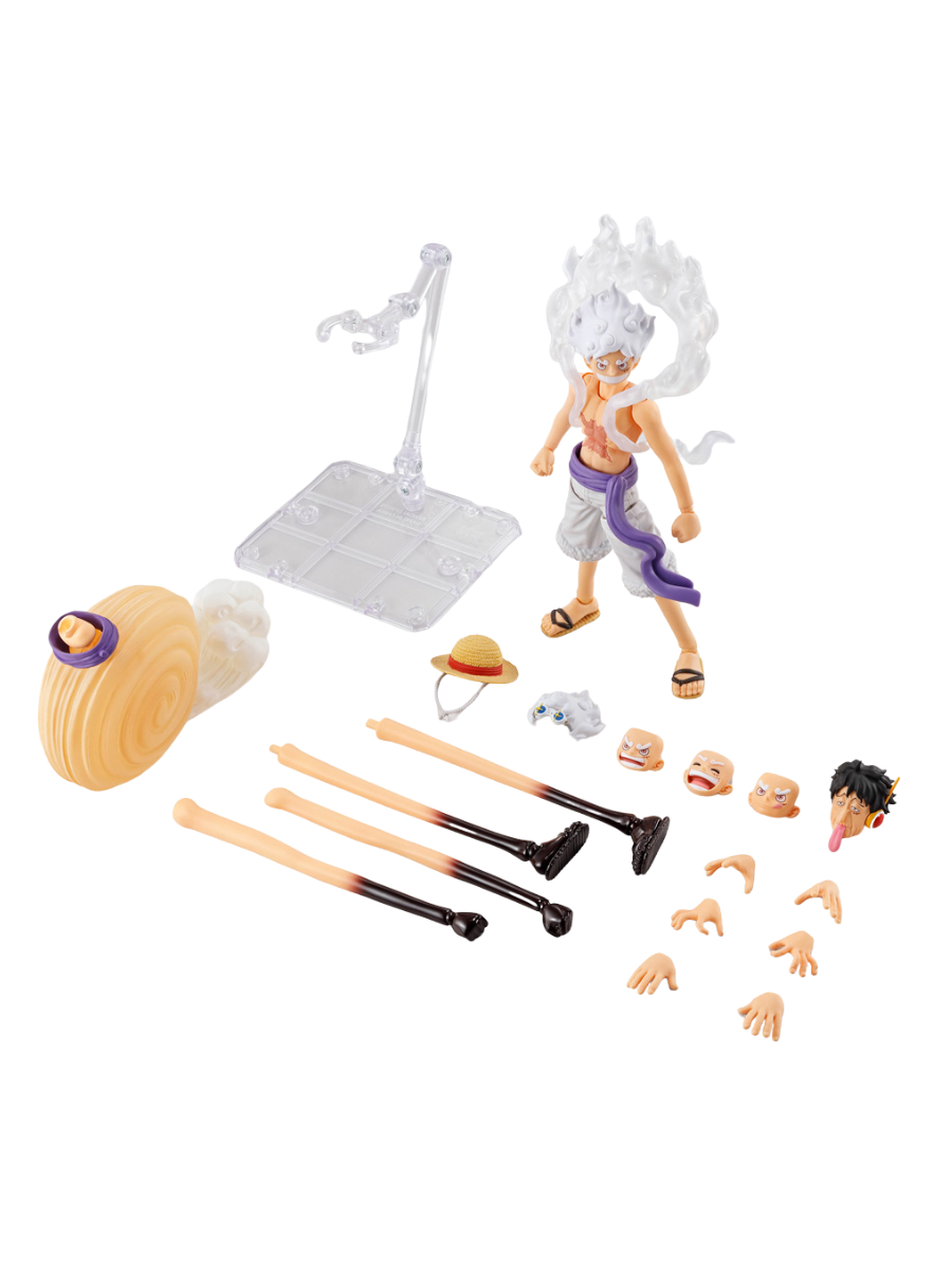 S.H.Figuarts Monkey D. Luffy Gear 5 – Egghead Future Island Action Fig ...