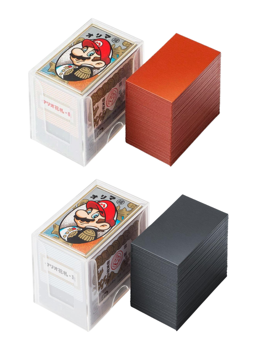 Nintendo Super Mario Bros Hanafuda Red & Black playing Card Set – HARUYAMA