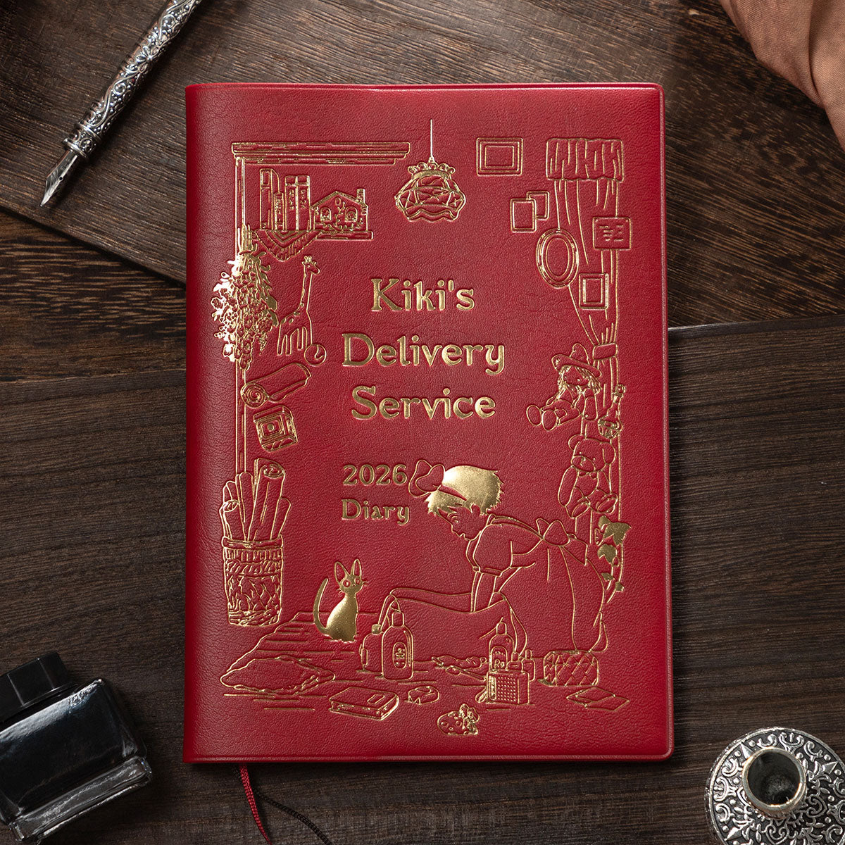 Kiki’s Delivery Service 2026 Planner – B6 Schedule Notebook with Gold ...