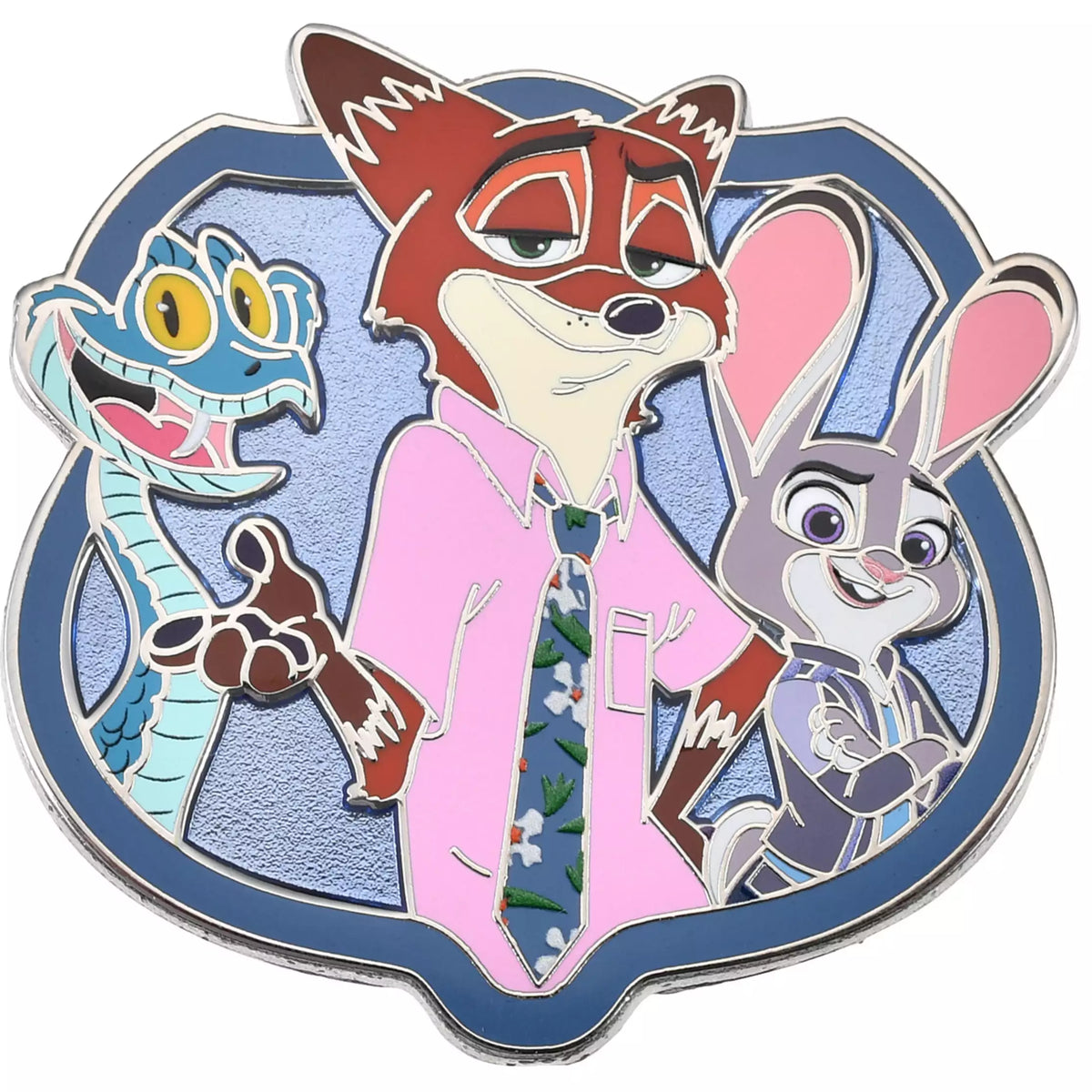 Disney Zootopia 2 Judy Hopps, Nick Wilde & Gary Pin Badge – HARUYAMA