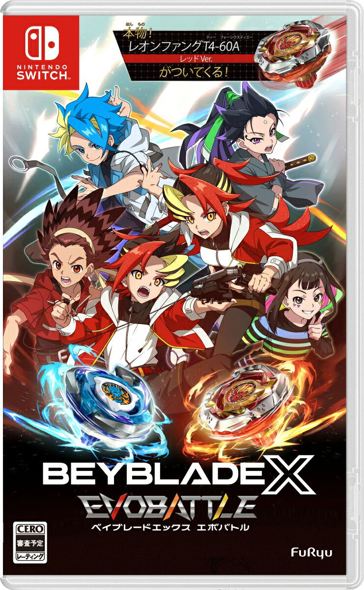 Beyblade X Evo Battle Nintendo Switch – CX-00 Leon Fang T4-60A Rainbow ...