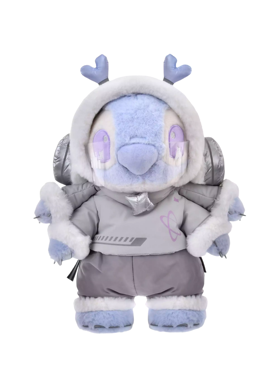 Disney Cyber Stitch Plush Toy Futuristic Reflective Collectible Figure ...
