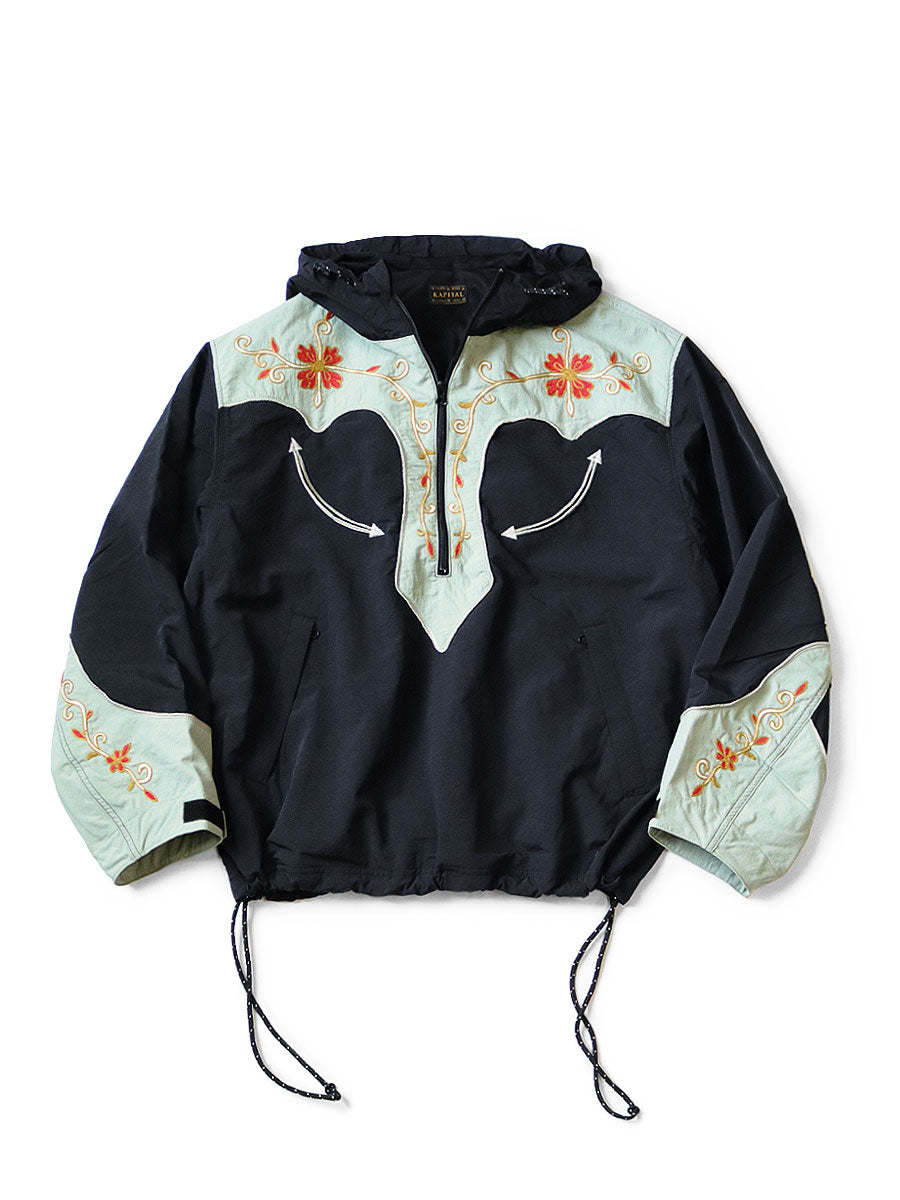 Kapital Nylon Taffeta 2TONE Tennessee Cactus Flower Parka Jacket – HARUYAMA