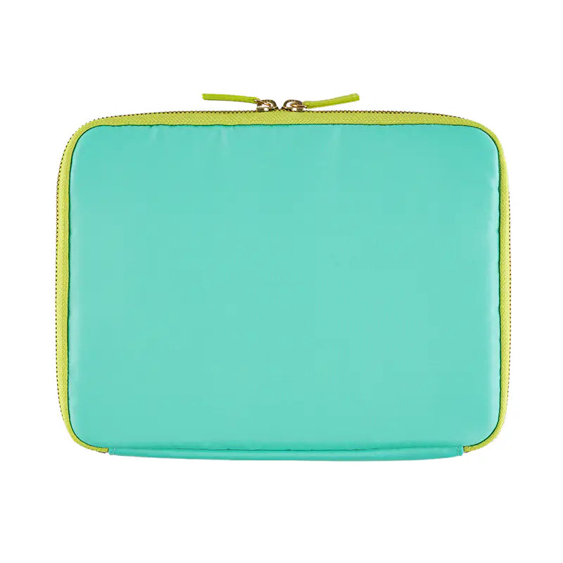 Hobonichi Techo 2026 Large Drawer Pouch Aqua Lime Accordion Organizer ...